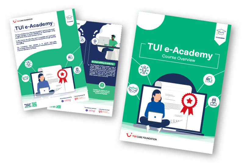Leoceros - Creative Agency Portfolio - TUI E-Academy Collateral Designs